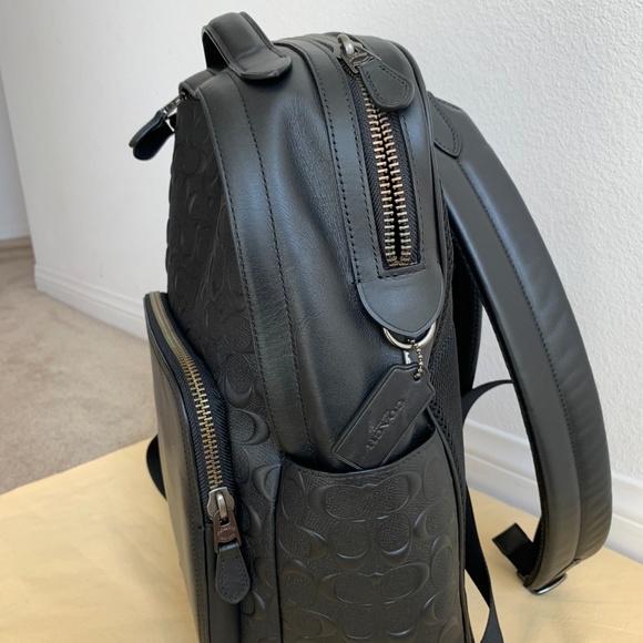 Coach | Bags | 60 Nwt Coach Graham Signature Leather Backpack | Poshmark
